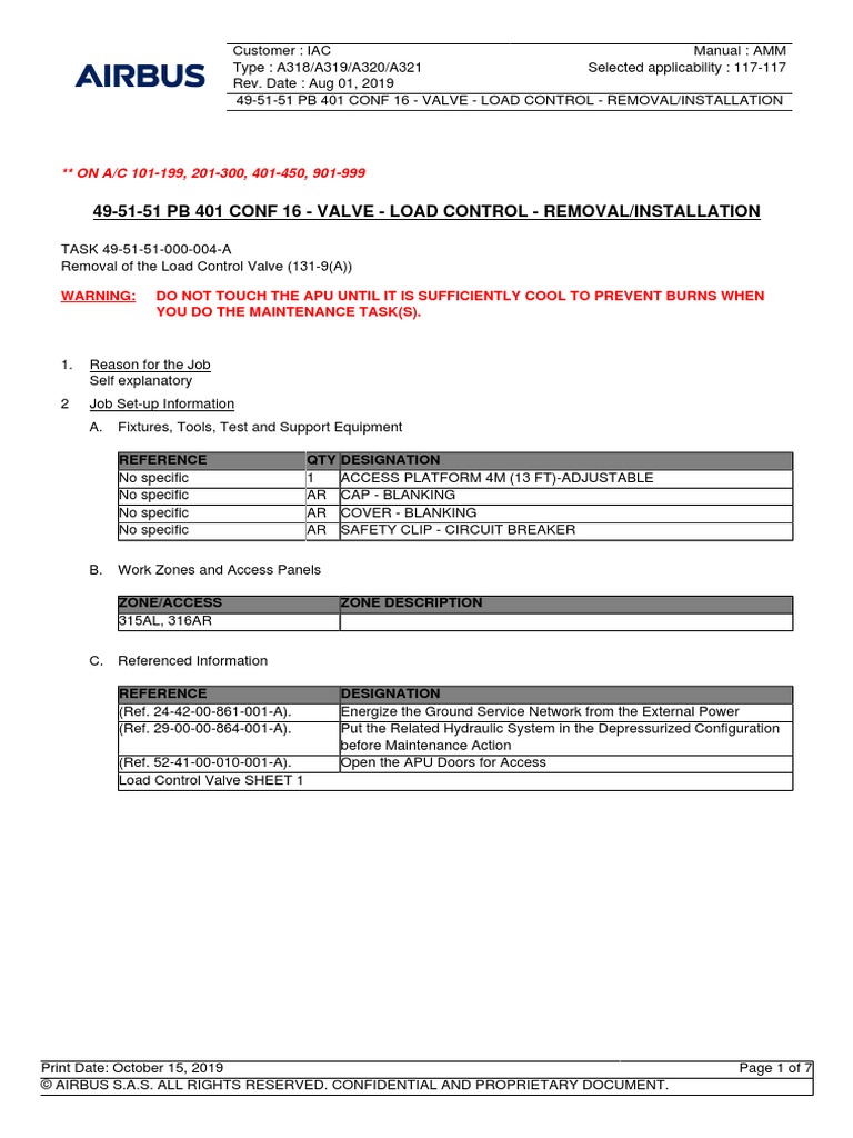 Apu Load Control Valve R I | PDF | Airbus | Aviation