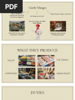 Definition of Garde Manger, Hierarchy in Garde Mange | PDF | Garde ...