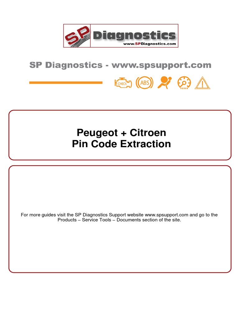 PSA Pin Code Extraction | PDF | Electrical Connector | Vehicles