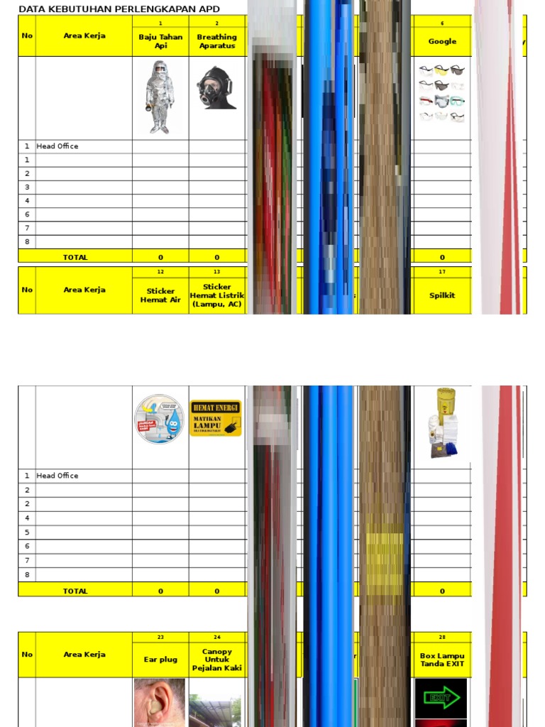 Database Kelengkapan APD | PDF | Business