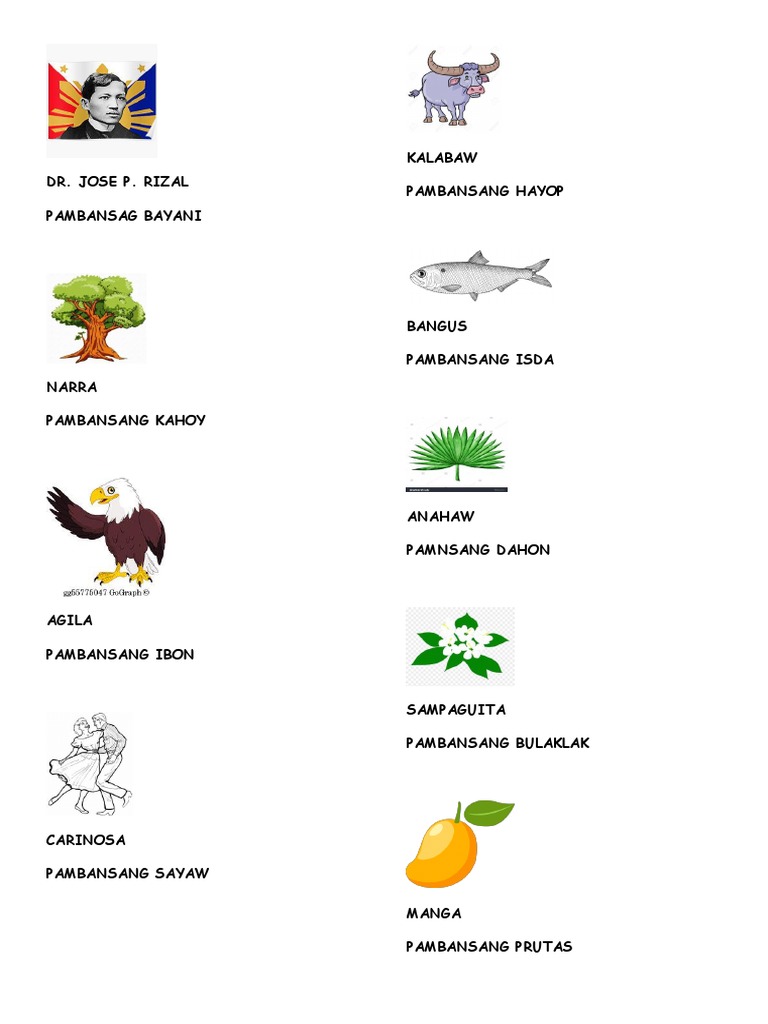 Pambansang Sagisag Ng Pilipinas