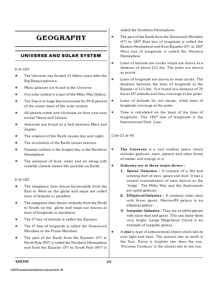 Geography PDF | Download Free PDF | Planets | Solar System
