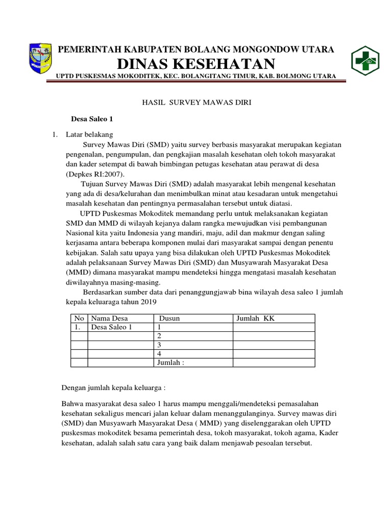 Hasil SMD Dan MMD Ukm | PDF | Ilmu Sosial