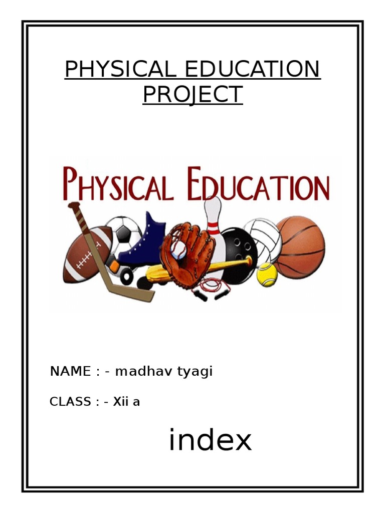 Physical Education Investigatory Project | PDF | Association Football ...