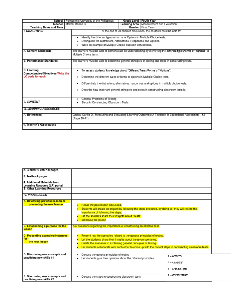 Sample DLL. | PDF | Educational Assessment | Behavior Modification