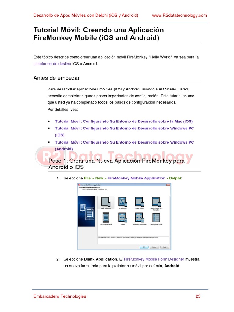 Desarrollo de Apps Móviles Con Delphi | PDF | Ios | Aplicación movil