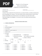 PRC Sample Answer Sheet For LET (Version 2.0) | PDF
