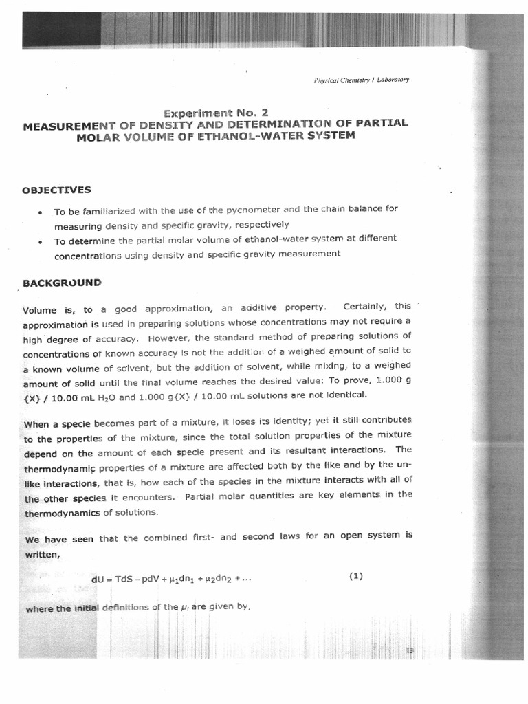 Experiment 2 Density | PDF