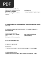 Introduction To The Philosophy of The Human Person Module 1 | PDF ...