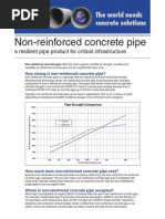 Strength Classes For Concrete Pipes (Reinforced) U.S.A. ASTM C76 ...