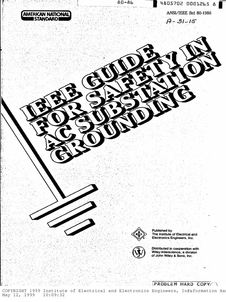 IEEE 80-1986 Malla de Tierra | PDF | Electrical Engineering | Digital ...