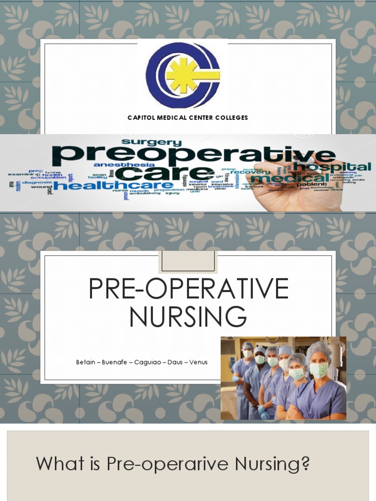 Pre Operative Nursing | PDF