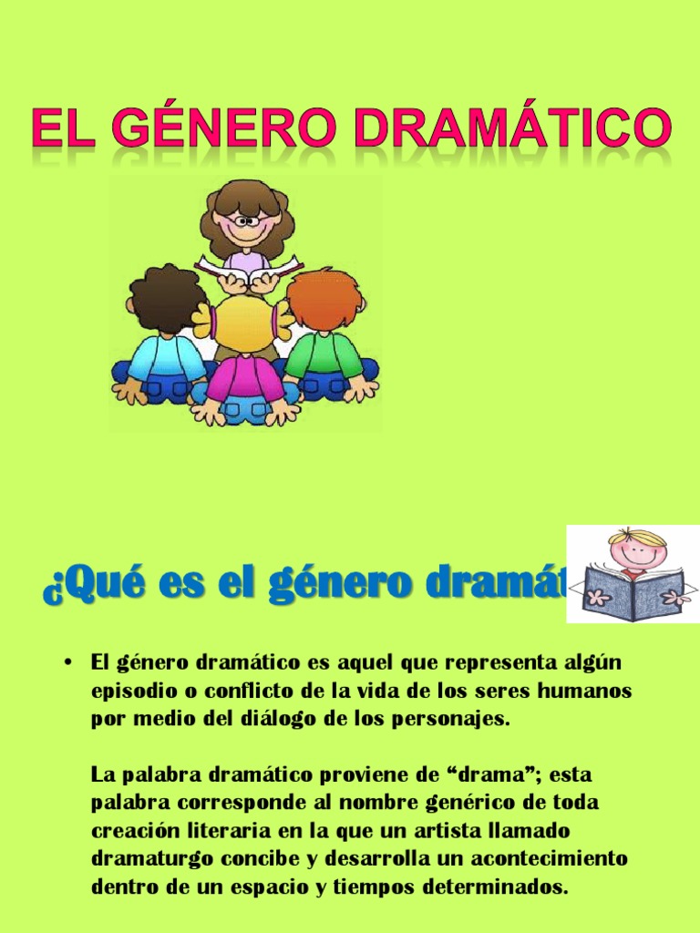 Género Dramático | PDF | Comedia | Teatro