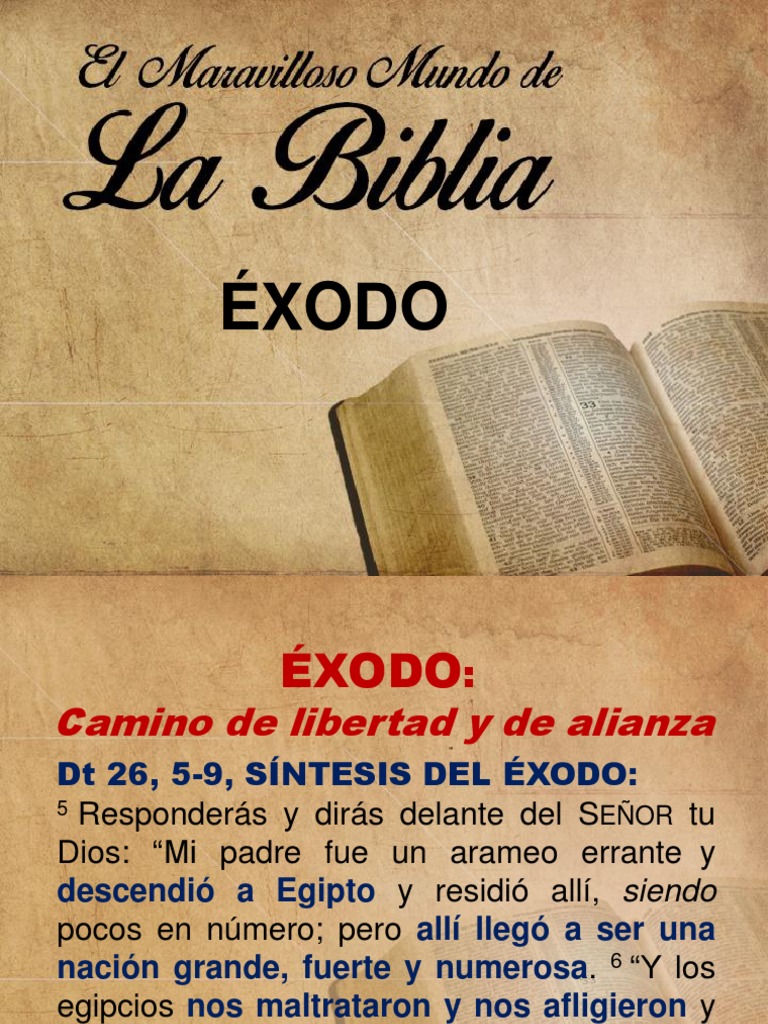 Exodo I | PDF | Libro del éxodo | Moisés