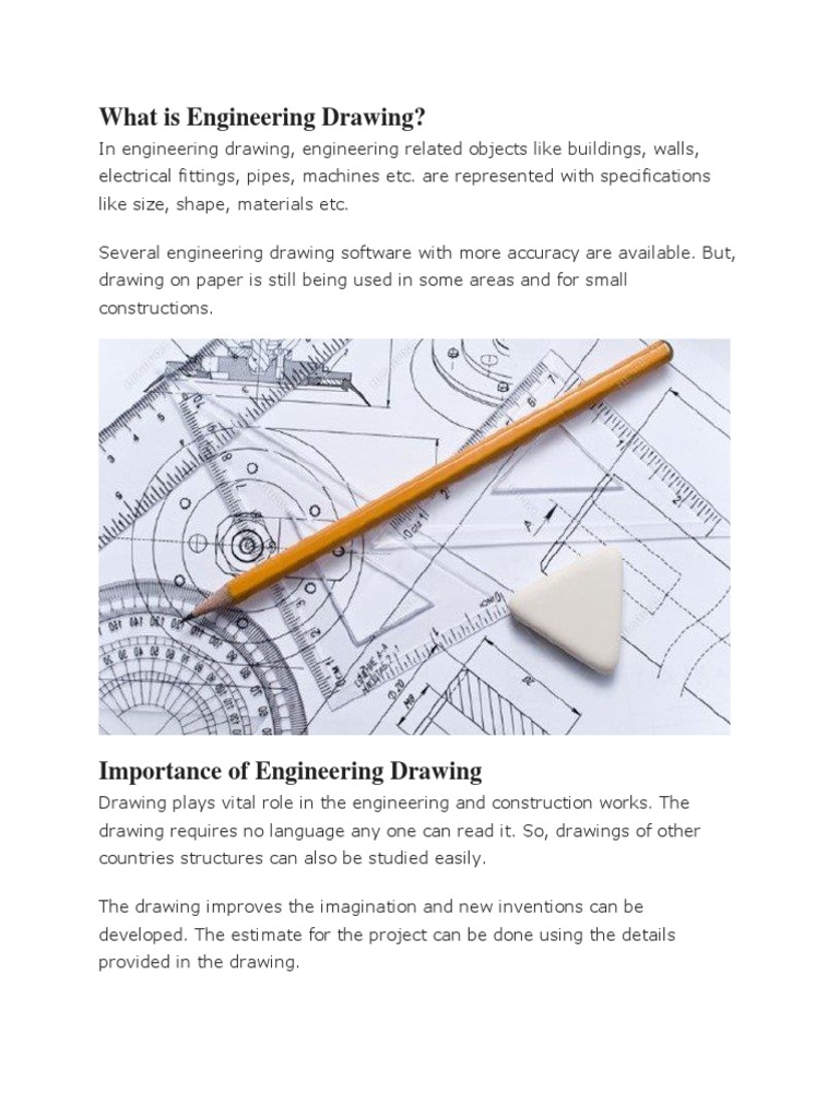 Engineering Drawing | Download Free PDF | Drawing | Pencil