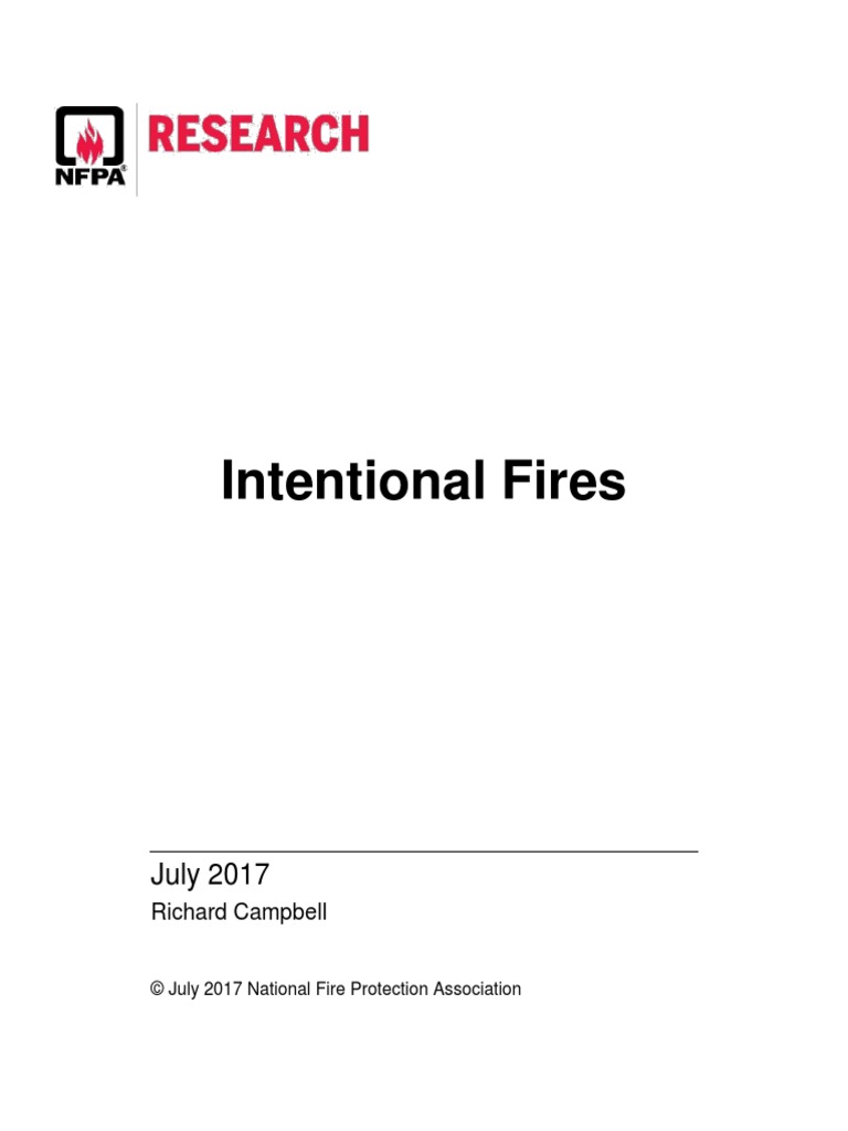 Os Intentional | PDF | Fires | Arson