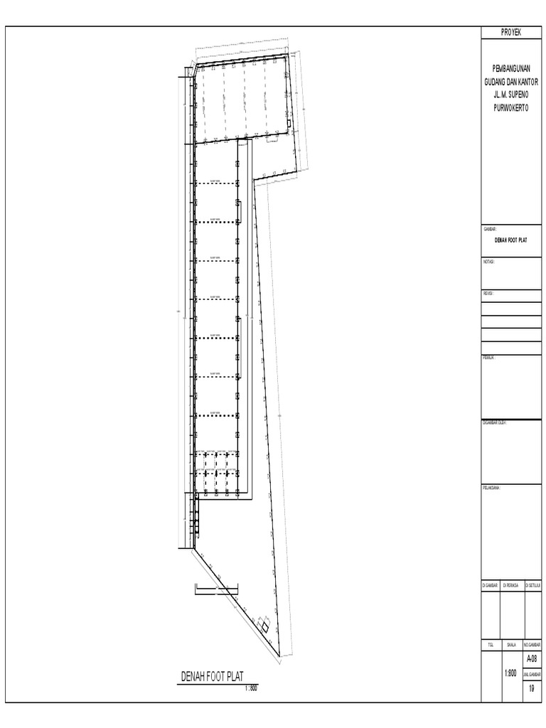 Denah Footplat | PDF