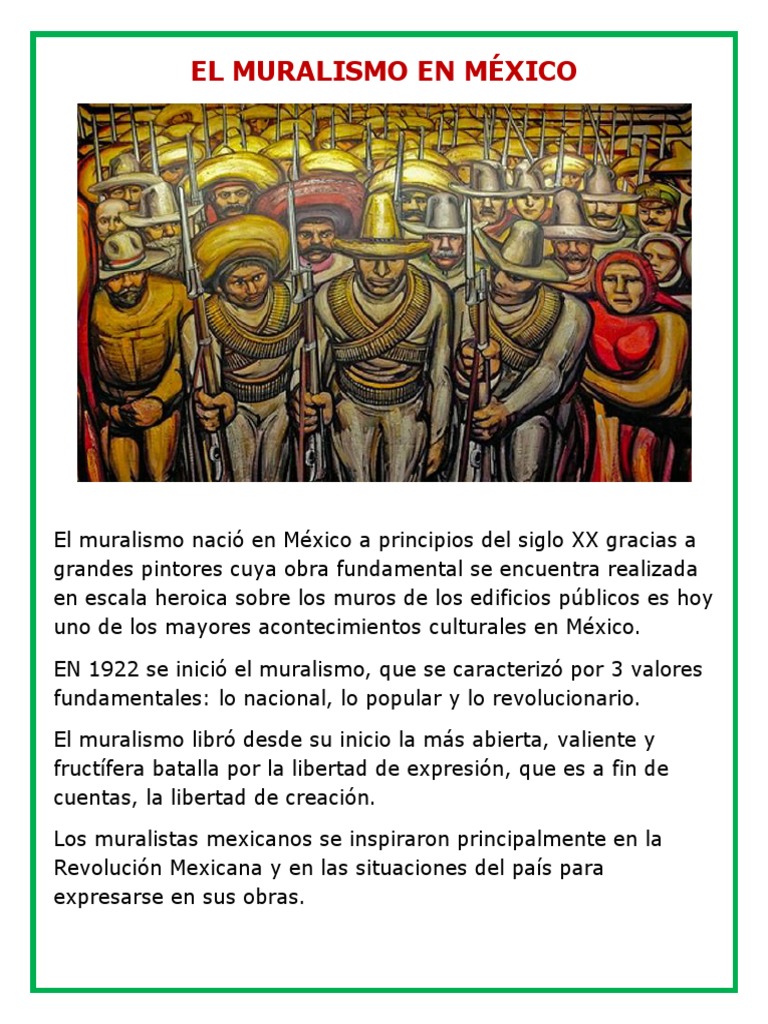 El Muralismo En México Pdf