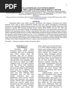 Estimasi Biomassa dan Simpanan Karbon | PDF