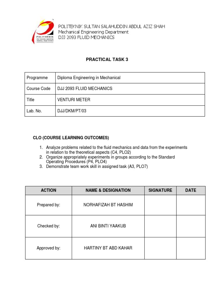 DJJ2093 Practical Task 3 | PDF