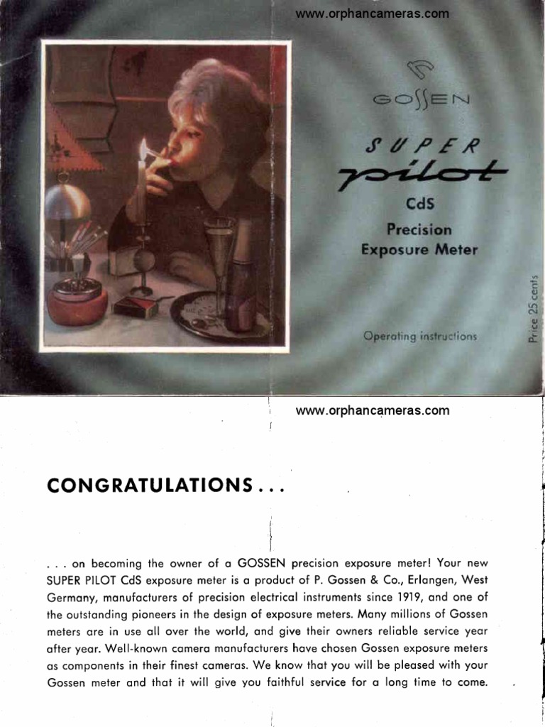 Gossen Super Pilot | PDF