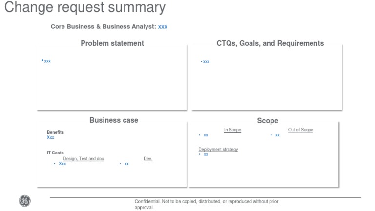Change Request - CCB Review Template | PDF