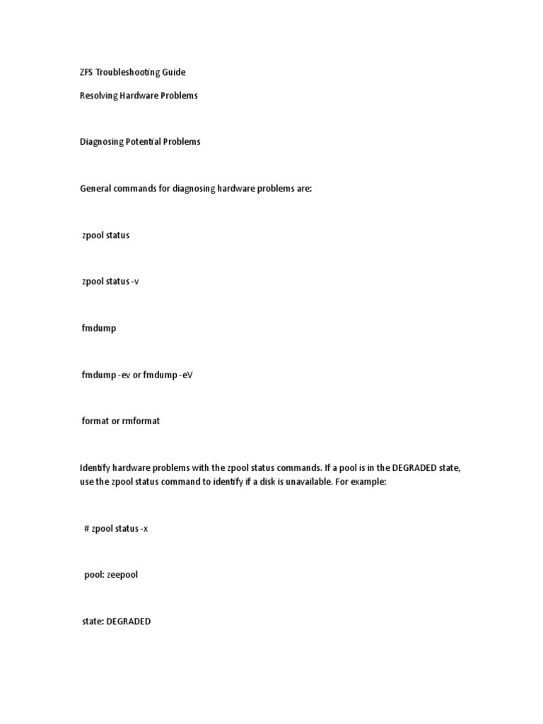 Zfs Admin | PDF | File System | Booting
