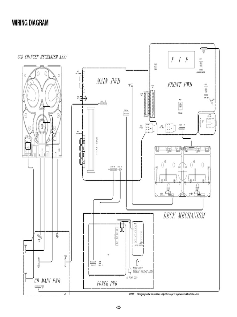 Wiring Diagram: Notes: Wiring Diagram For This Model Are Subject To ...