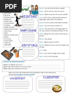 My Favourite Food Reading Comprehension Exercises 107510 | PDF