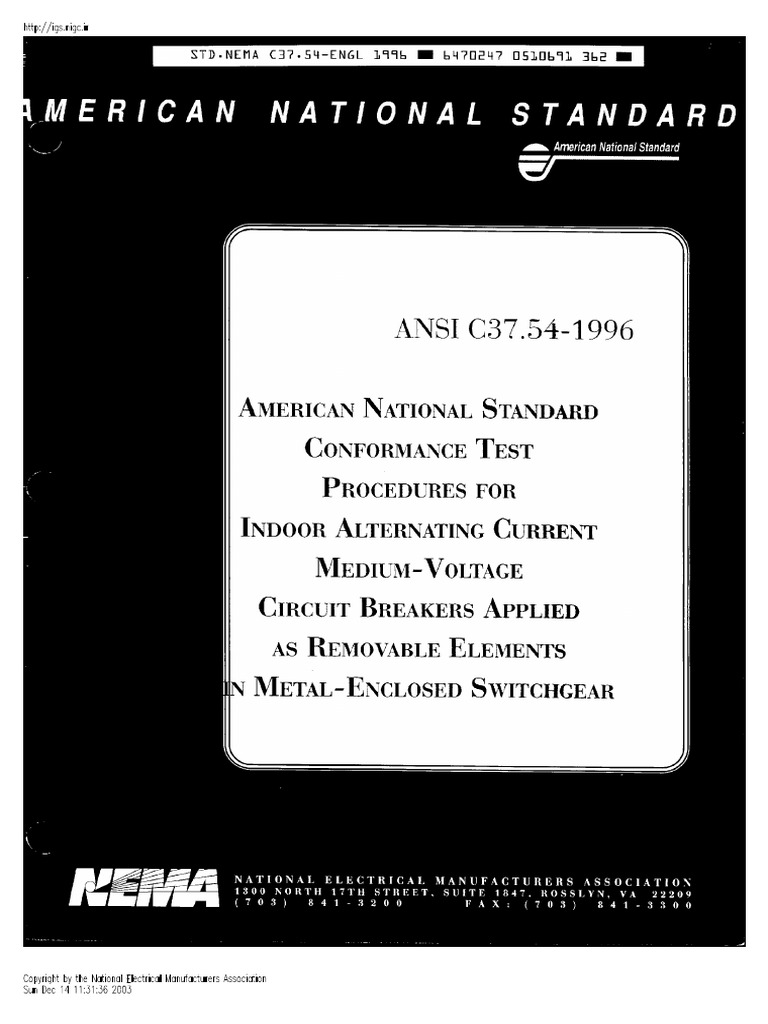 Ansi C37-54 PDF | PDF