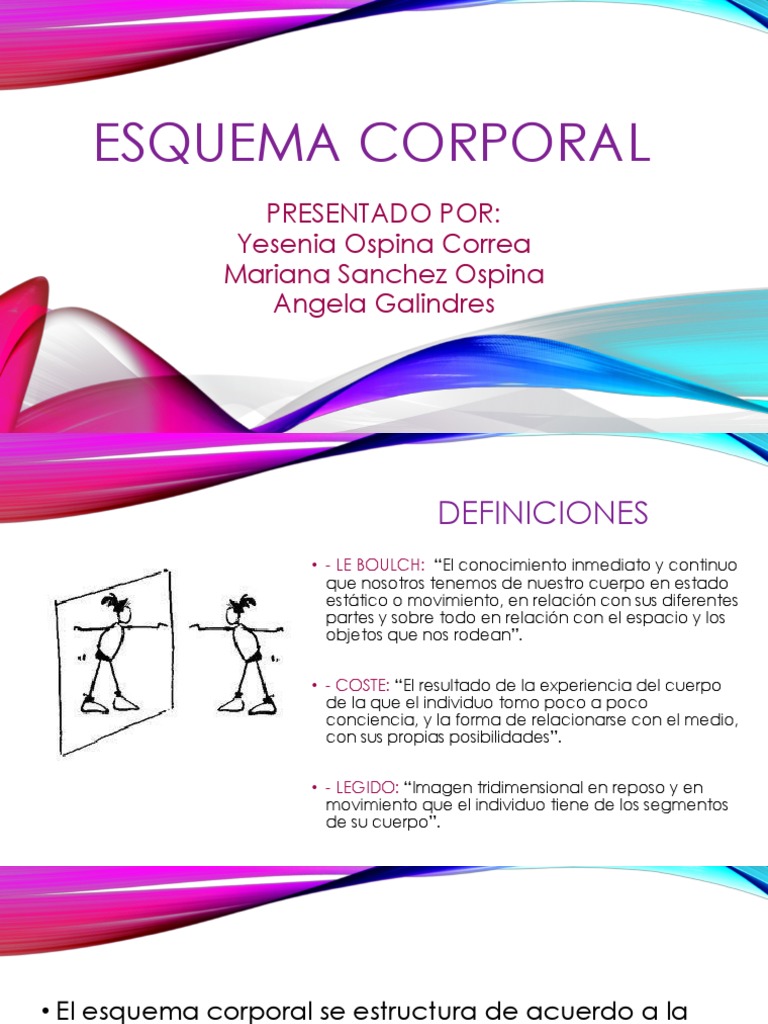 Esquema Corporal | PDF | Adultos | Conocimiento