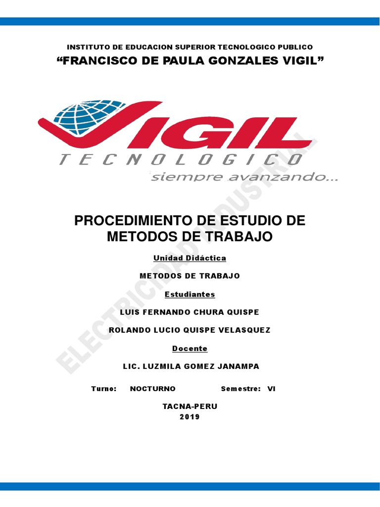 Procedimiento de Estudio de Metodos de Trabajo | PDF | Corrupción ...
