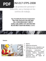 Tabla EPP NOM 017 STPS 2008 | PDF