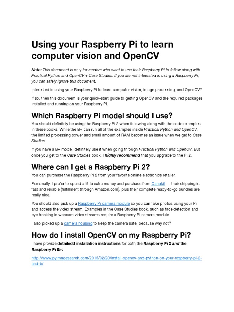 Using Your Raspberry Pi To Learn Compute PDF | PDF | Raspberry Pi ...