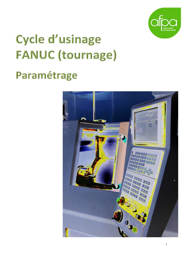 Cycle Fanuc Tournage PDF | PDF | Outil de tour | Métallurgie
