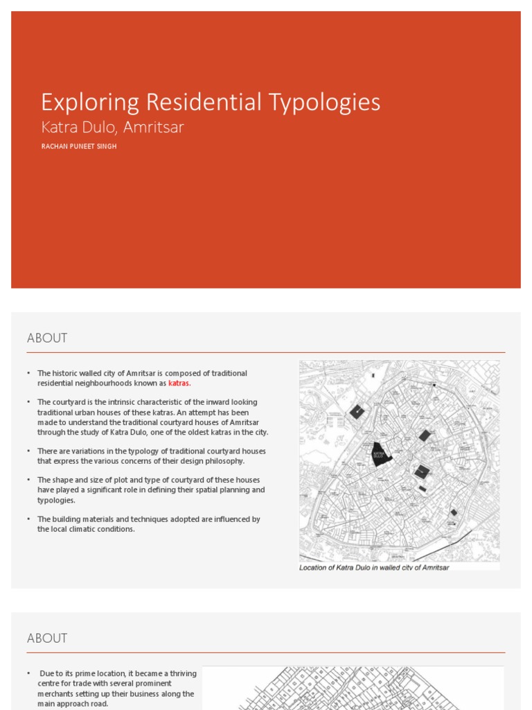 Exploring Residential Typologies | PDF | Courtyard | Wall