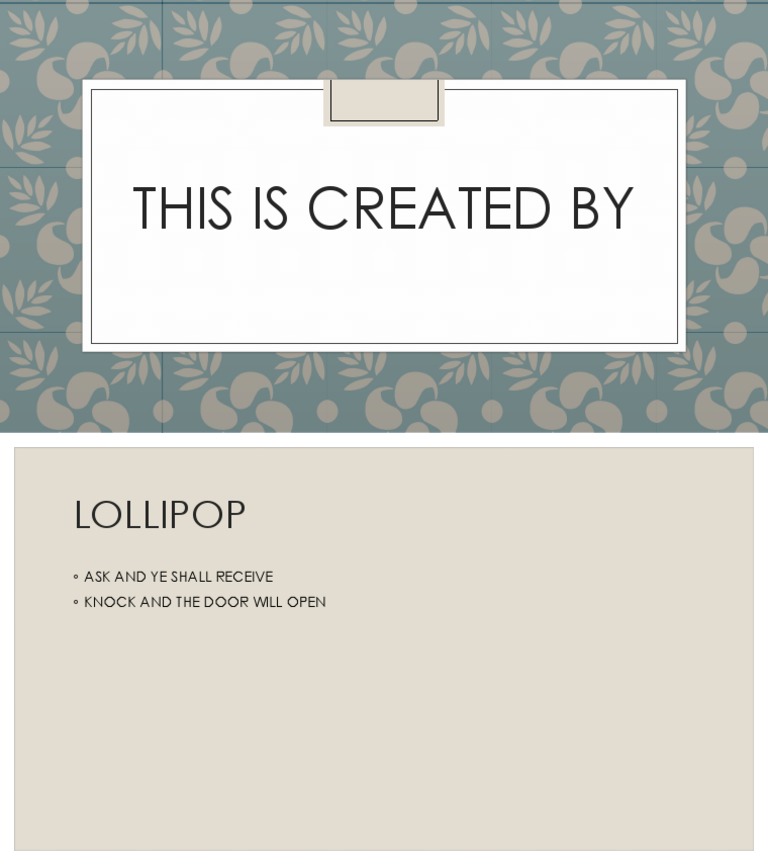 This Is Create | PDF