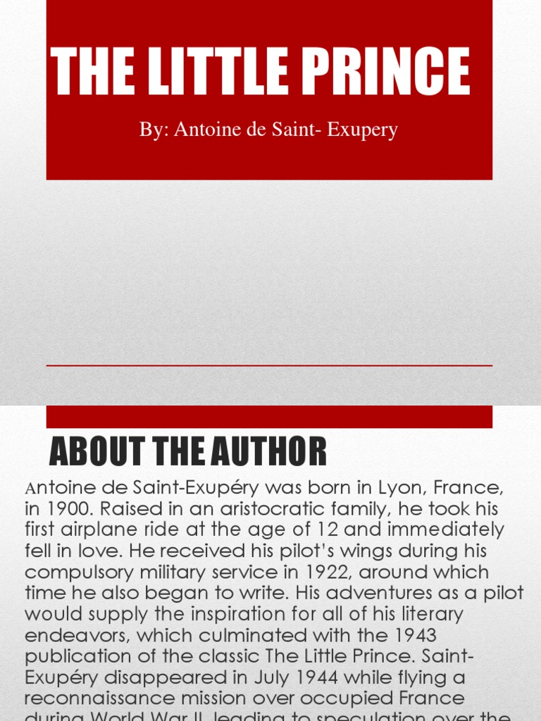 The Little Prince | PDF | The Little Prince