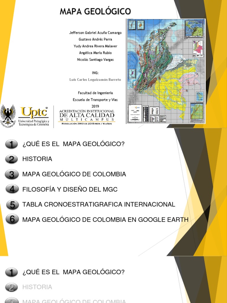 Mapa Geológico de Colombia: Guía Completa | PDF | Geología | Mapa