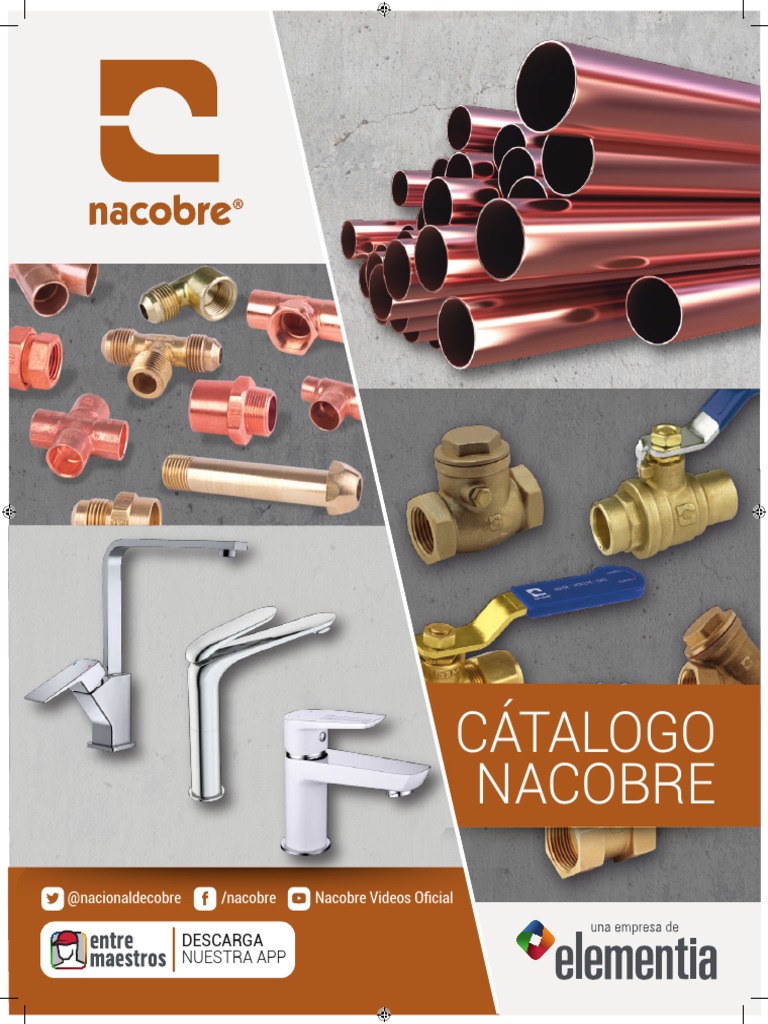 Tuberías de Cobre Nacobre: Tipos y Usos | PDF | Fases de la materia ...