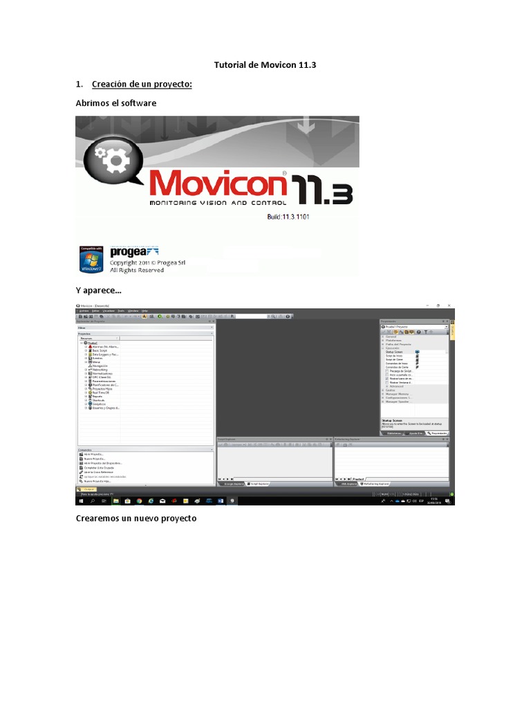 Tutorial Movicon | PDF