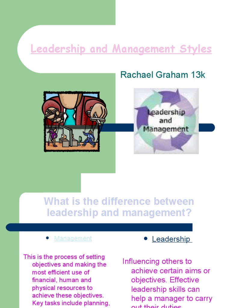 Leadership vs. Management Styles Explained | PDF | Leadership | Cognition