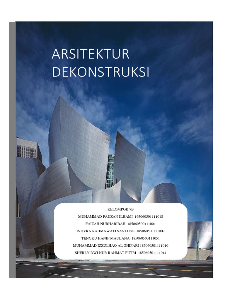Arsitektur Dekonstruksi | PDF Arsitektur Dekonstruksi | PDF