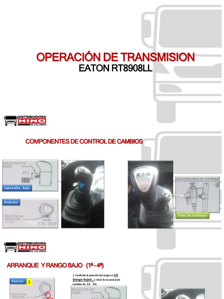 Caja Eaton Rt8908ll | PDF | Ingeniería mecánica | Bienes manufacturados