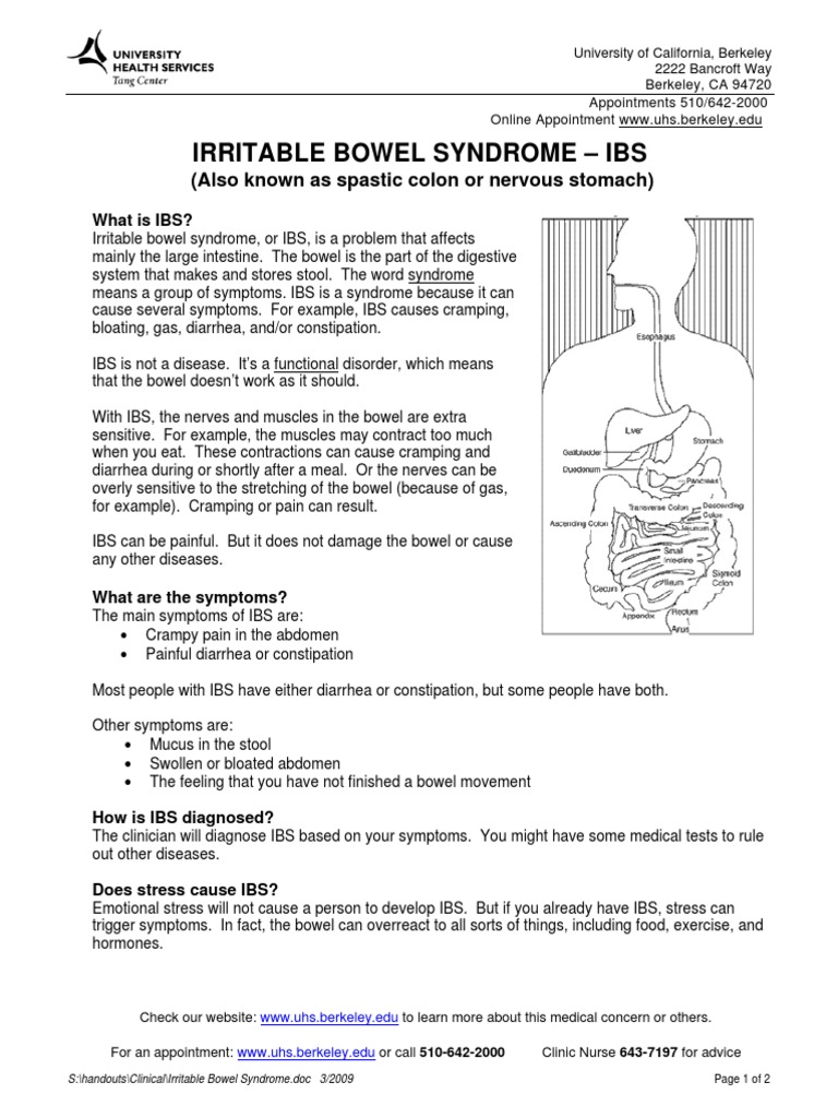 Irritable Bowel Syndrome | PDF | Irritable Bowel Syndrome | Constipation