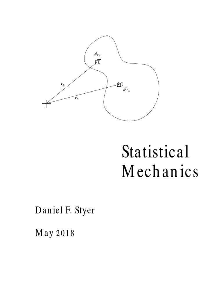Statistical Mechanics | PDF | Classical Mechanics | Entropy