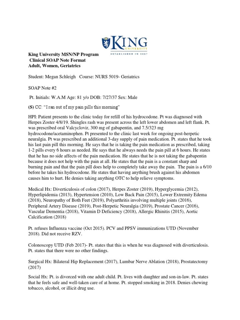 Soap 2 - Pain | PDF | Prescription Drugs | Analgesic