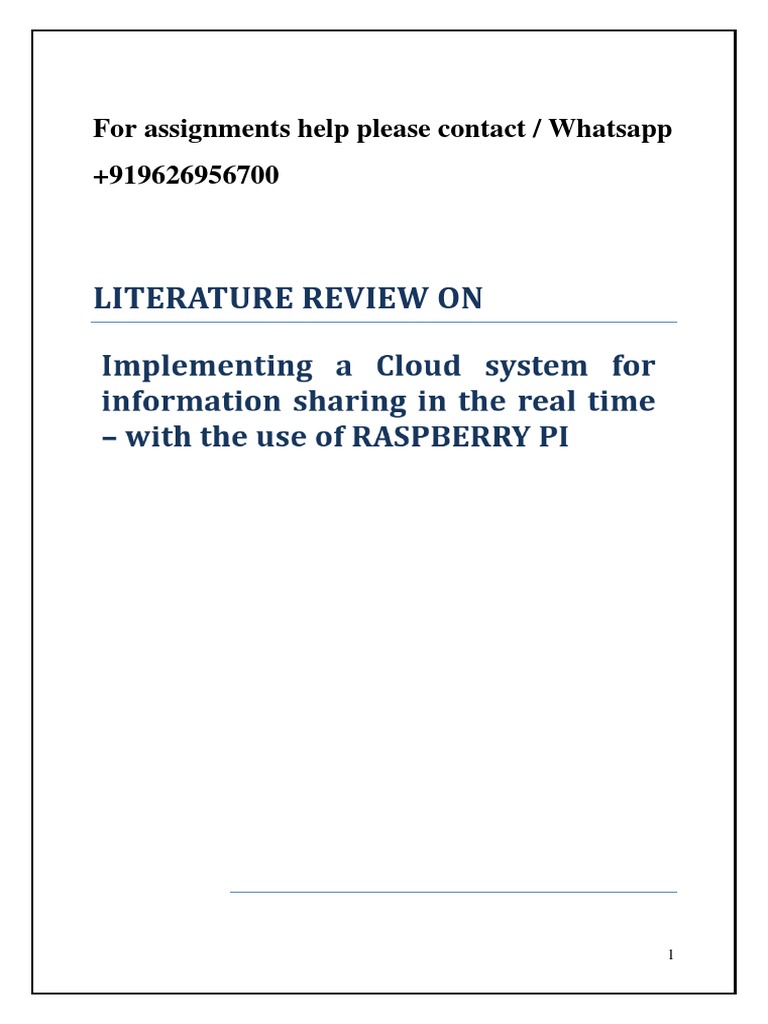 Research Proposal Pdf Internet Of Things Cloud Computing