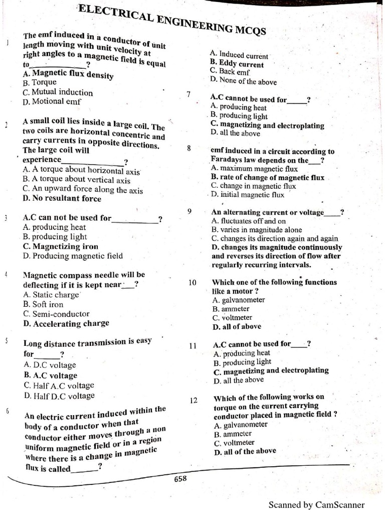 CTS Book Electrical Portion (For FESCO & PESCO) | PDF