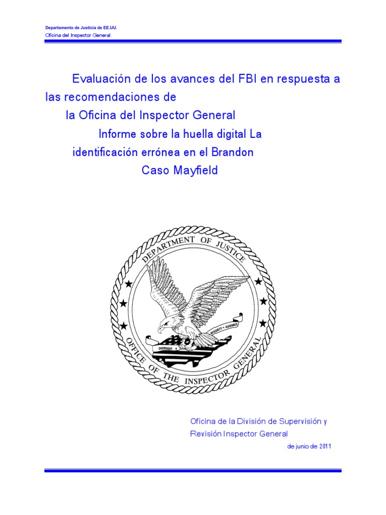 Brandon Mayfield - En.es | PDF | Huella dactilar | Prueba (evaluación)